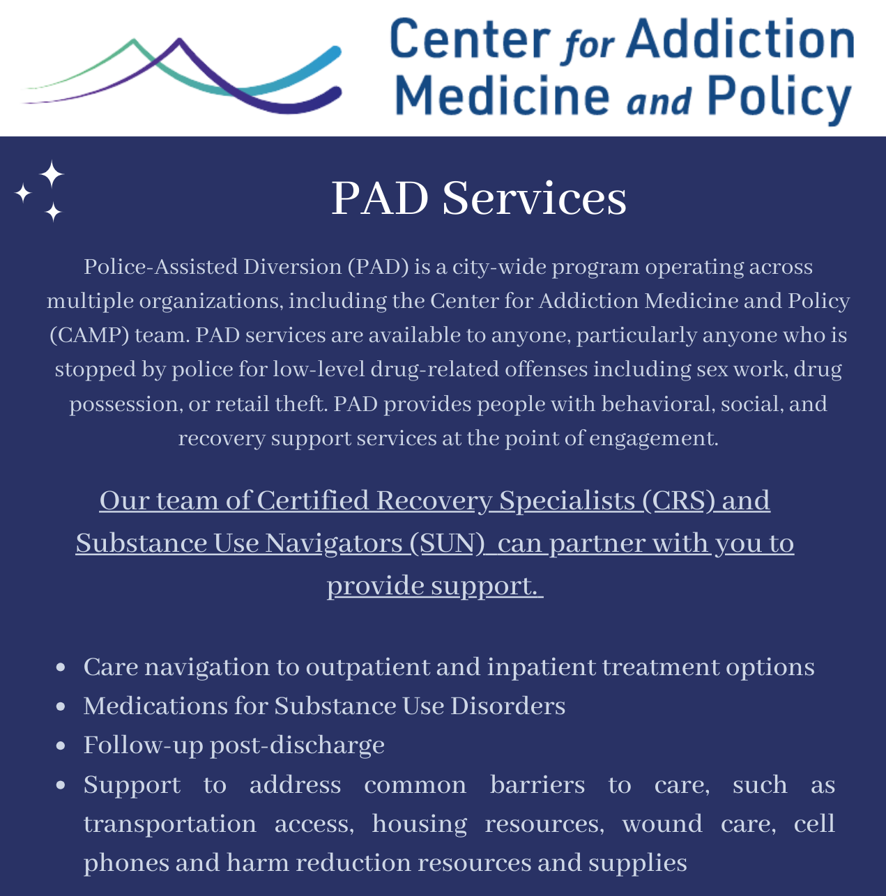 Police-Assisted Diversion – CAMP